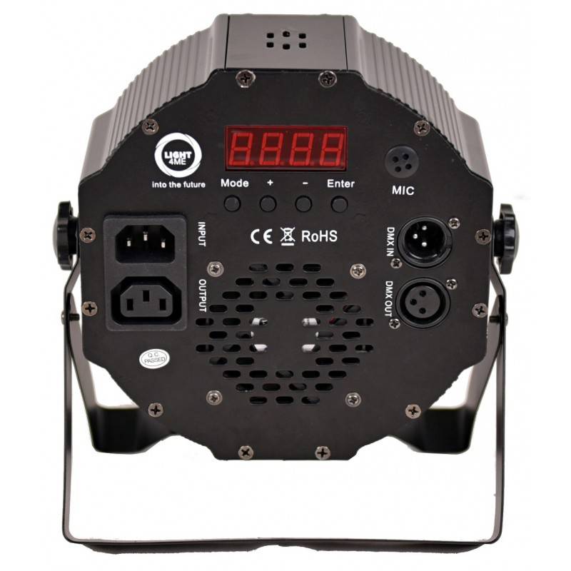 LIGHT4ME FLAT QUAD PAR 12x10W RGBW - Svetelná, zvuková a DJ technika ...