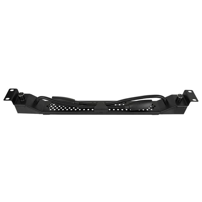 19 Inch Rackmount Light 1U, 2 x RGB GooseLED, Individual dimmable ...