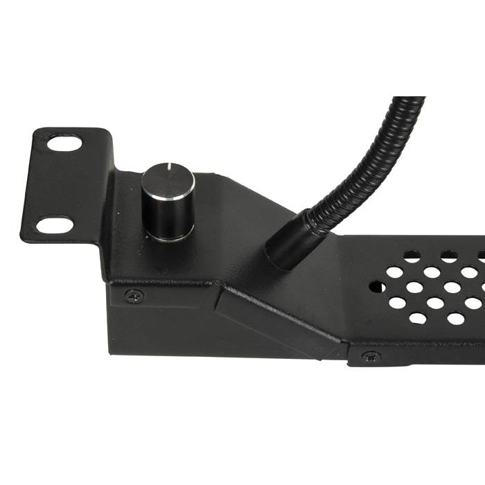 19 Inch Rackmount Light 1U, 2 x RGB GooseLED, Individual dimmable ...